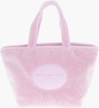Alexander Wang Cotton Terry PUNCH Tote Bag with Embossed Logo Gr&ouml;&szlig;e Unica