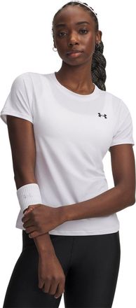 Under Armour Tech T-Shirt f&uuml;r Damen, Netzmaterial (Wei&szlig;/Schwarz)