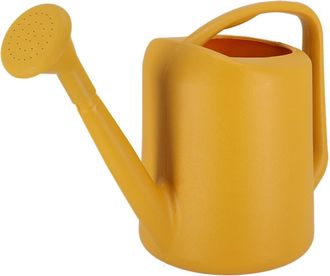 Esschert Design Gießkanne 5 L GELB Kunststoff incl. Ausgießer Garten Blumen modern Kanne Brause