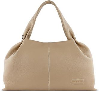 Bugatti Elsa Sac &agrave; bandouli&egrave;re en cuir de vachette, sac &agrave; main pour femme avec anse et bandouli&egrave;re, sable