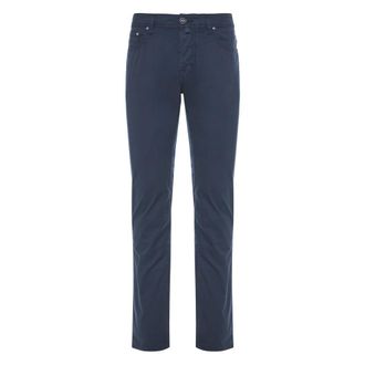 Jacob Cohen Homme, Pantalons, Bleu, Taille: W34 Pantalon Coton Bard