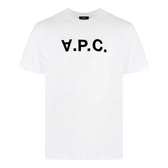 A.P.C. Standard Grand VPC Baumwoll-T-Shirt - - Tops - Damen - Wei&szlig; - S