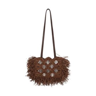 Paco Rabanne Sac &Agrave; Main Mix Metal - Femme - Sacs - Brun - Taille: ONE Size