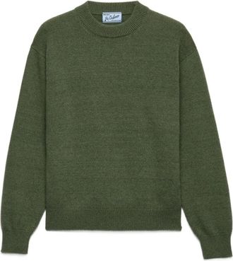 Prada pull Re-Cashmere à logo triangle - Vert