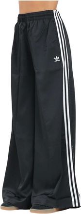 adidas Femme, Pantalons, Noir, Taille: 40 FR Pantalon de Sport Noir &agrave; Jambe Large