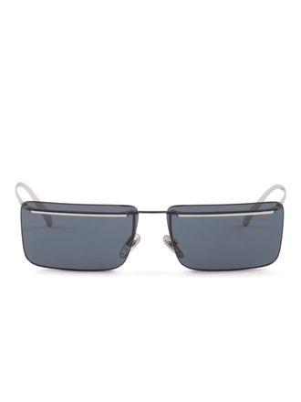 Prada lunettes de soleil à monture rectangulaire - Gris