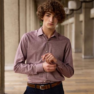 Bexley Rildebert - Chemise homme rouge chin&eacute;