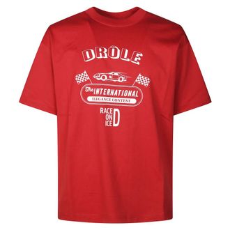 Dr&ocirc;le de Monsieur Le T-Shirt Race On Ice - - Tops - Herren - Rot - S