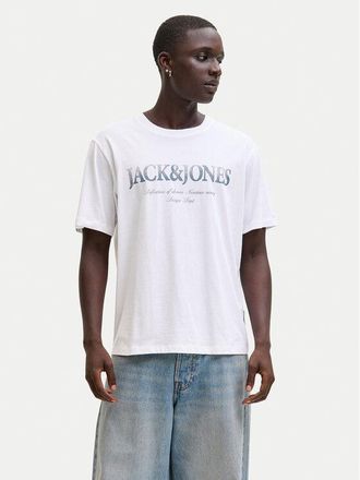Jack & Jones Jack & Jones T-Shirt Evin 12290173 Wei&szlig; Regular Fit