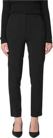 Pinko Pinko, Femme, Pantalons, Noir, Taille: 36 FR Straight Leg Pants