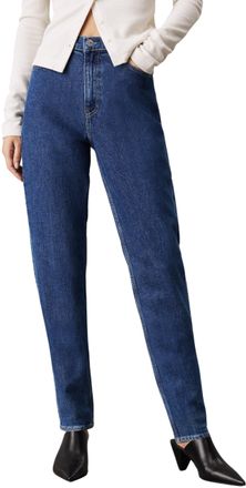 Calvin Klein Damen Jeans Hose Mom Jean Tapered Fit, Blau (Denim Medium), 26W/32L