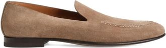 Dolce & Gabbana Loafer - Split Calfskin Slippers - Gr. 41,5 (EU) - in Braun - f&uuml;r Damen