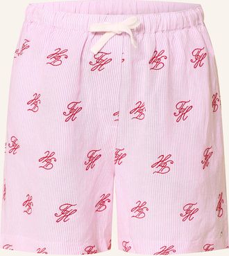 Tommy Hilfiger Shorts Mit Leinen rosa