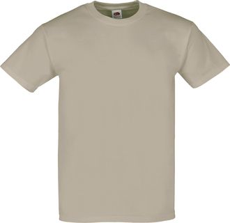 Fruit Of The Loom Iconic 195 Ringspun Premium T | T-Shirt Herren & Damen - 100% Baumwolle, 190-195 g/m&sup2;, hochwertig & weich, ideal f&uuml;r Druck & Alltag | Farbe: Desert Sa