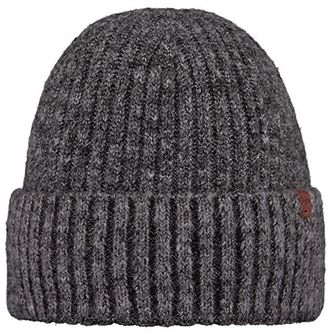 Barts Wyon Beanie Bonnet Dark Heather, Uni Homme