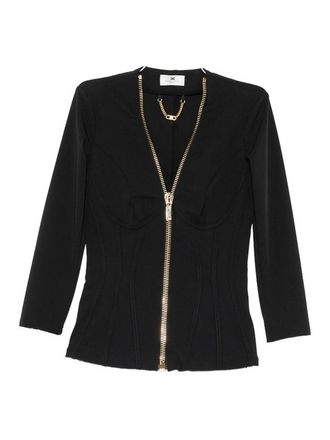 Elisabetta Franchi Veste Casual - Noir