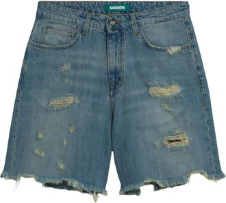 Barrow Barrow, Homme, Shorts, Bleu, Taille: W28 Sweat Shorts