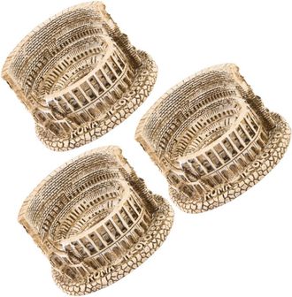 SOLUSTRE 3stücke Kleine Harzstatuen Bücherregal-dekore Heimdekore Foto-Requisiten Harz-basteldekore Tischdekorationen Aus Harz Schreibtischdekore Mini-harzskul