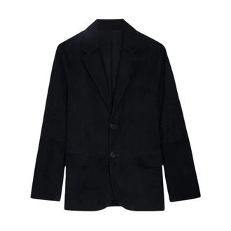 Zadig&Voltaire Valfried Wildleder-Blazer - - Jackets - Herren - Schwarzk - L