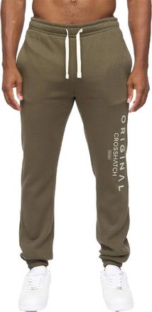 Crosshatch Jamals Jogginghosen f&uuml;r Herren (Dunkel-Olive)