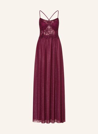 SUDDENLY Princess Abendkleid Mit Spitze Und Glitzergarn rot