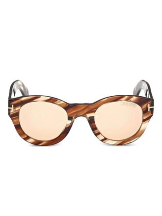 Tom Ford Eyewear Sonnenbrille in Schildpattoptik - Braun