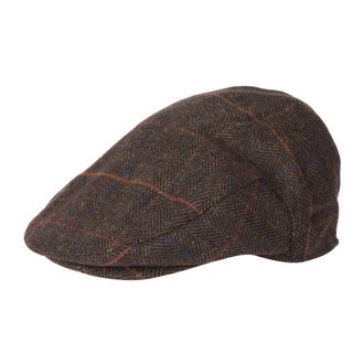 Barbour Wilkinn Flat Cap - Stilvolle Cappelli - - Accessories - Herren - Braun - S