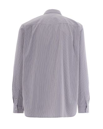 A.P.C. Mens Shirt Malo Light Grey Cotton
