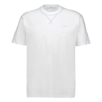Givenchy Couture Naht Kontraststich T-Shirt - - Tops - Herren - Wei&szlig; - M