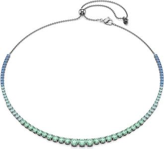 Swarovski Matrix Halskette - - Accessories - Damen - Gr&uuml;n - ONE SIZE