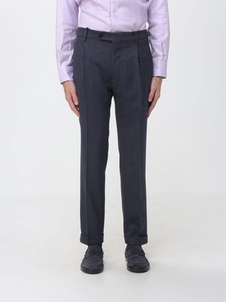 Berwich Pantalon chino en laine coupe slim avec pinces
