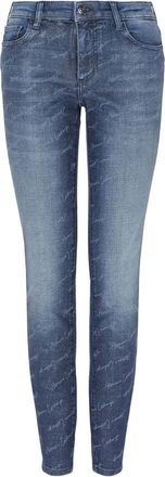 A|X Armani Exchange Femme, Jeans, Bleu, Taille: W30 J69 Super Skinny Lift Up Jeans