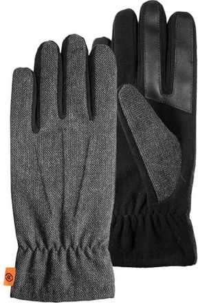 Isotoner Gants homme tactiles bi-matières tissu/polaire - doublure flexible