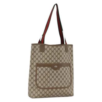 Gucci Pre-owned Vintage GG Canvas Tote - - Pre-owned - Damen - Beige - ONE SIZE