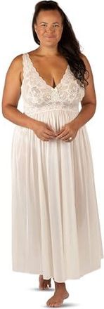 Shadowline Sleepwear Chemise de Nuit, Ivoire, M Femme