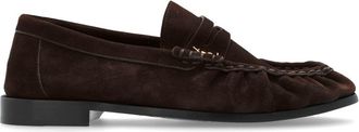 Saint Laurent Loafer aus Wildleder - Braun