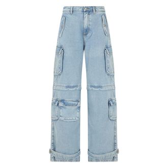 Icon Denim Los Angeles Femme, Jeans, Bleu, Taille: W27 Rosalia Cargo Jeans