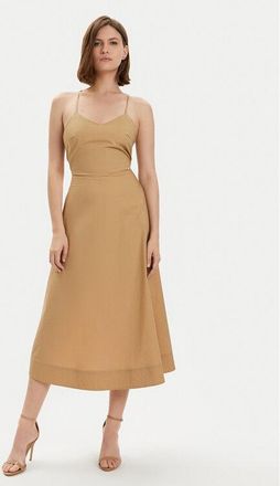 Gaudì Sommerkleid 411FD15002 Beige Regular Fit