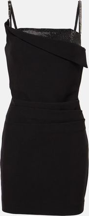 Roland Mouret Verziertes Minikleid aus Crêpe