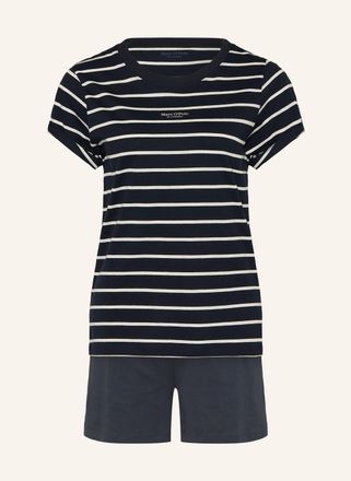 Marc O'Polo Marc Opolo Shorty-Schlafanzug blau