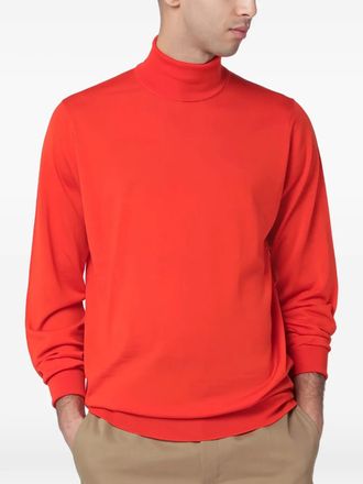 John Smedley roll-neck richards sweater - Orange