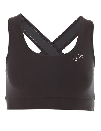 Winshape Winshape Damen Sport-bh Winshape Sport-BH WVR4 mit offenem Drop Back Design, Winshape All-Fit Style Fitness Freizeit Sport, schwarz, XS, WPVR4-SCHWARZ