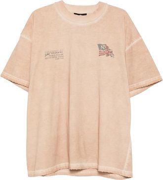 Represent Graphic-print Distressed T-shirt
