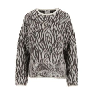 Forte_Forte Plumes De Heron Pullover - - Knitwear - Damen - Grau - XS