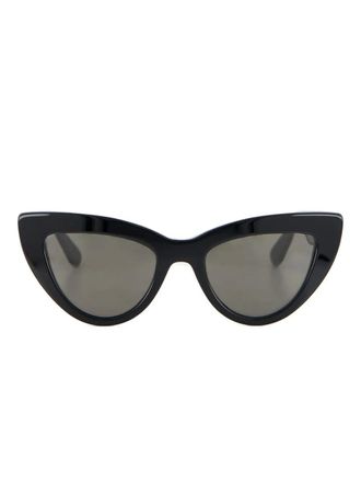 Emmanuelle Khanh lunettes de soleil Cherry à monture papillon - Noir