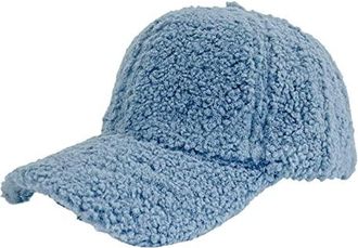 Generic Casquette de baseball dhiver en laine dagneau pour hommes et femmes, chapeaux de sport chauds pour lhiver, les voyages, les voyages et le houblon, ble