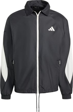 adidas Mens Stadium Trainingsjacke Black/Off White 2XL