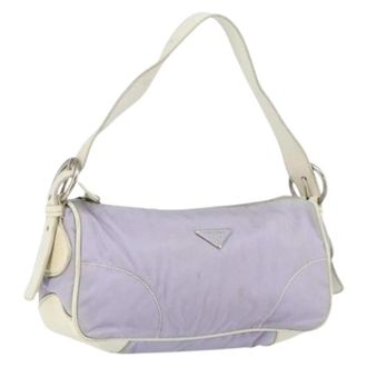 Prada Sac bandouli&egrave;re en nylon Pre-owned - Femme - Pre-owned - Violet - Taille: ONE Size
