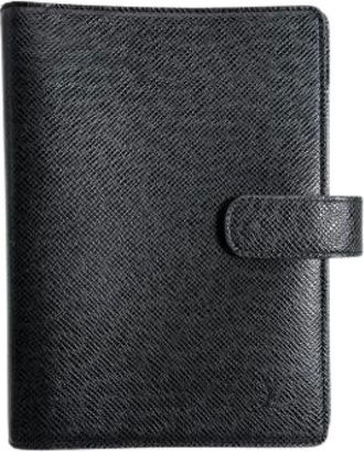 Louis Vuitton unisex, Pre-owned, Noir, Taille: ONE Size Portefeuille en cuir Vintage Pre-owned