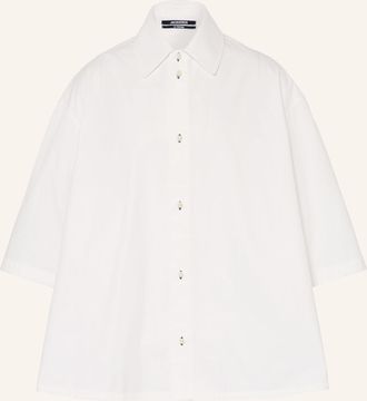 Jacquemus Jacquemus Hemd La Chemise Triangle Comfort Fit Mit 3/4-Arm weiss